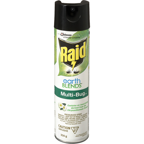 SC Johnson Raid® EarthBlends® Multi-Big Killer Insecticide, 350 g ...