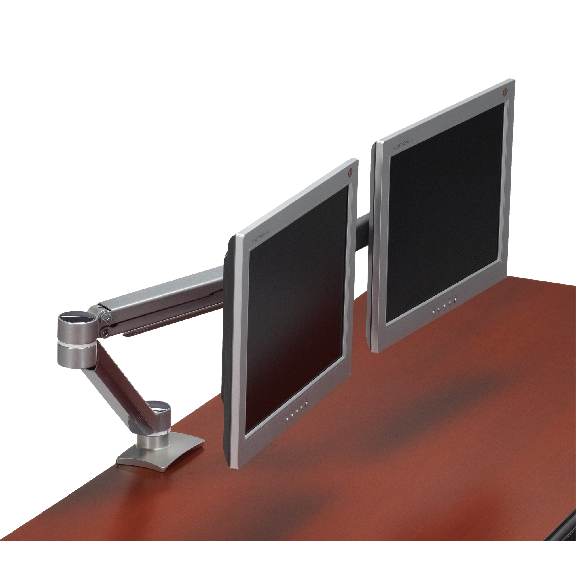 Offices To Go Double Screen Monitor Arm OQ013 | Ontario Safety Products