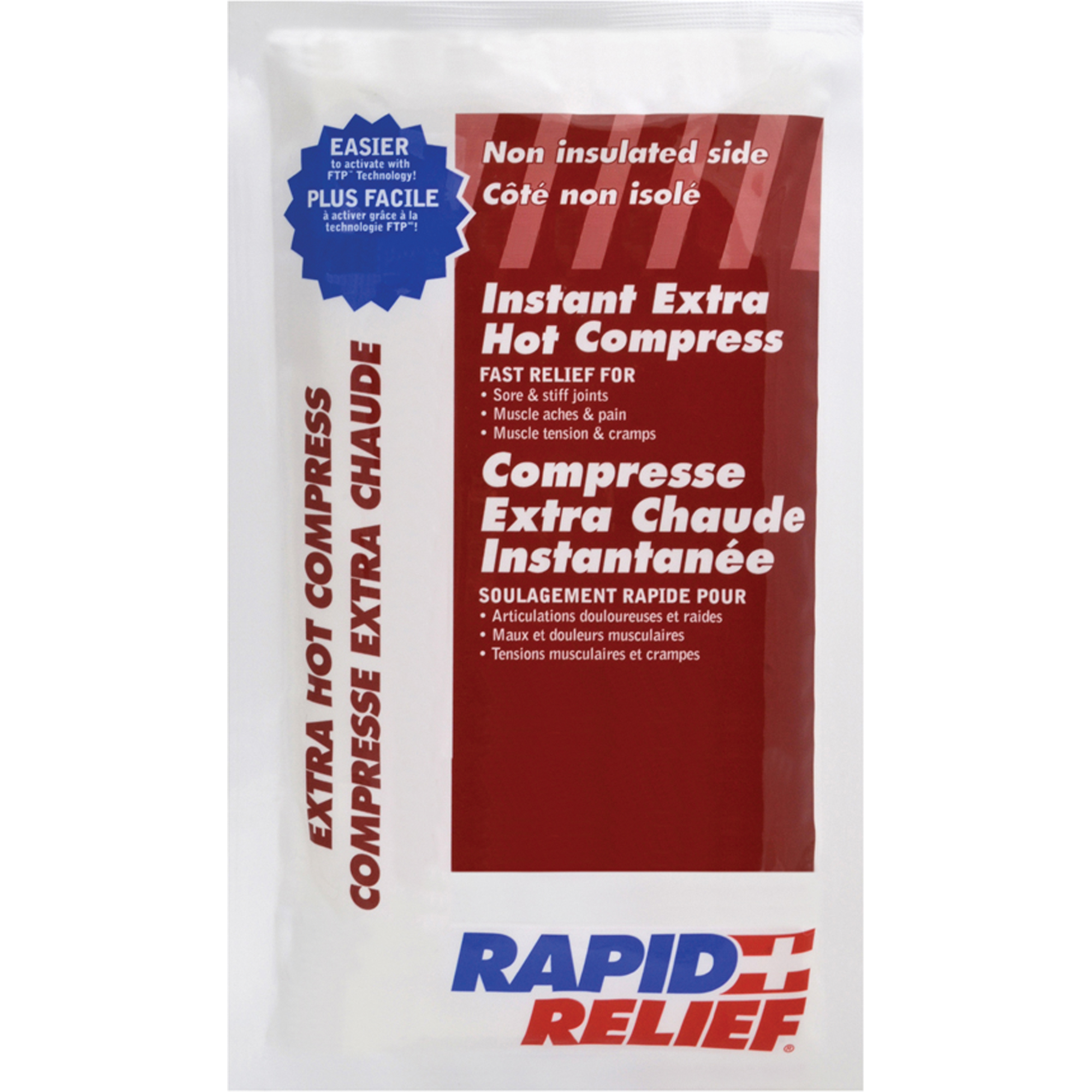 Safecross Instant Compress Packs, Hot, Single Use, 6" x 10" SEE489 ...