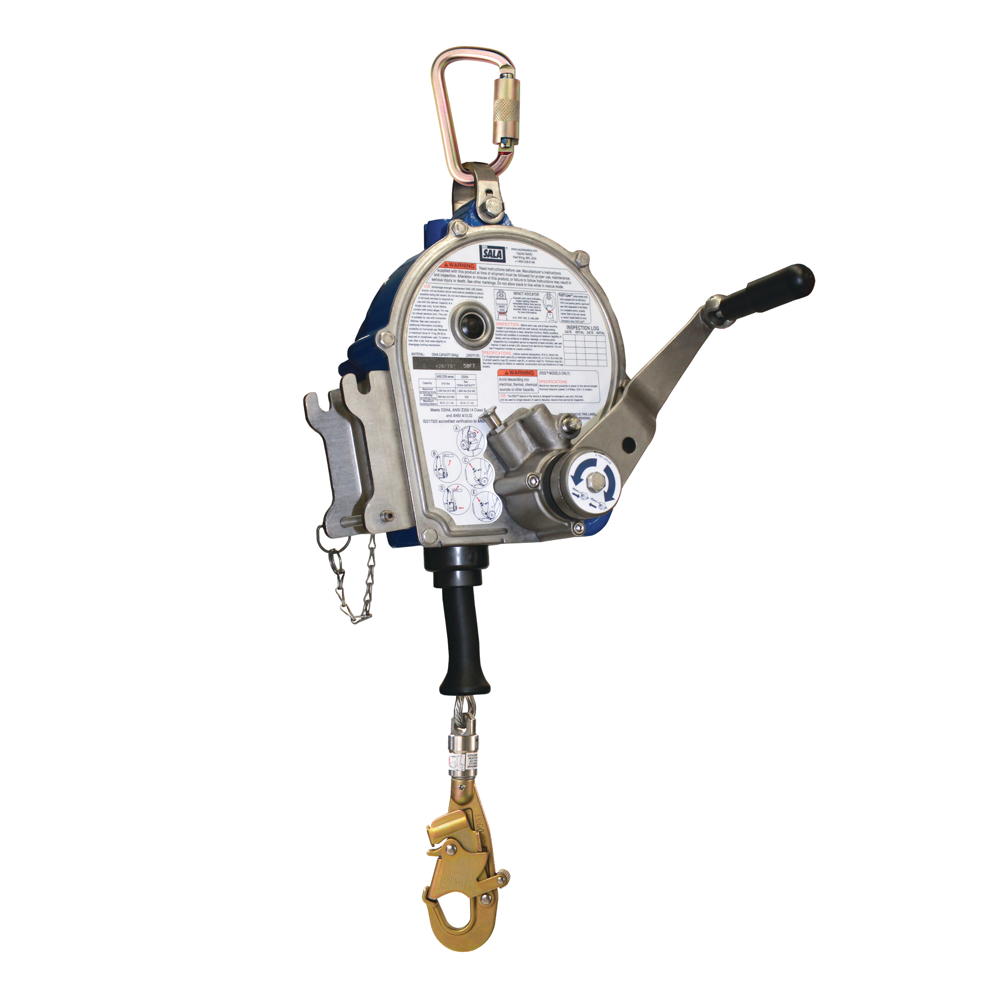 3M DBI Sala Fall Protection Sealed Self-Retracting Lifeline with ...